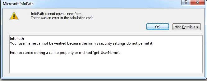 Unable to open new form with InfoPath 2010 - Techyv.com Unable to open new form with InfoPath 2010 - Techyv.com